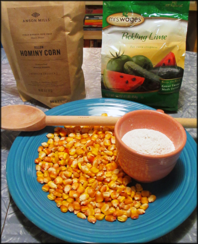 Homemade Hominyall things hominy