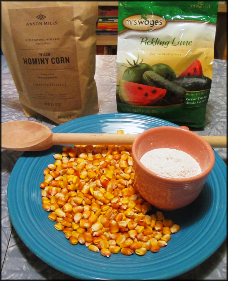 Homemade Hominyall things hominy
